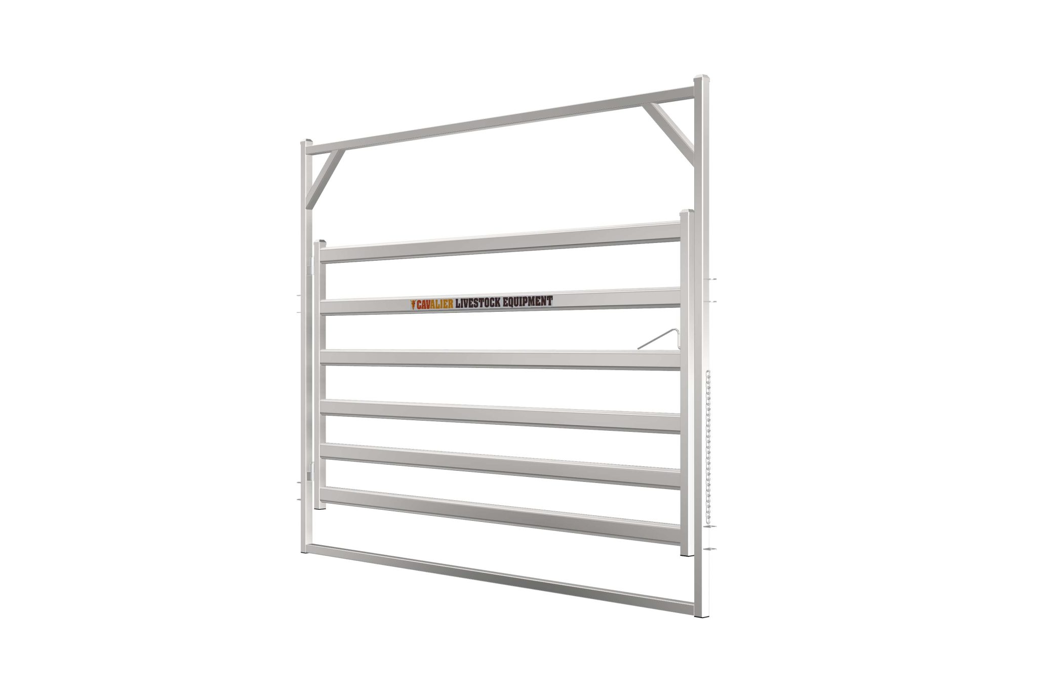 3.0m Cattle Rail Gate In Frame - Cavalier Livestock Equipment