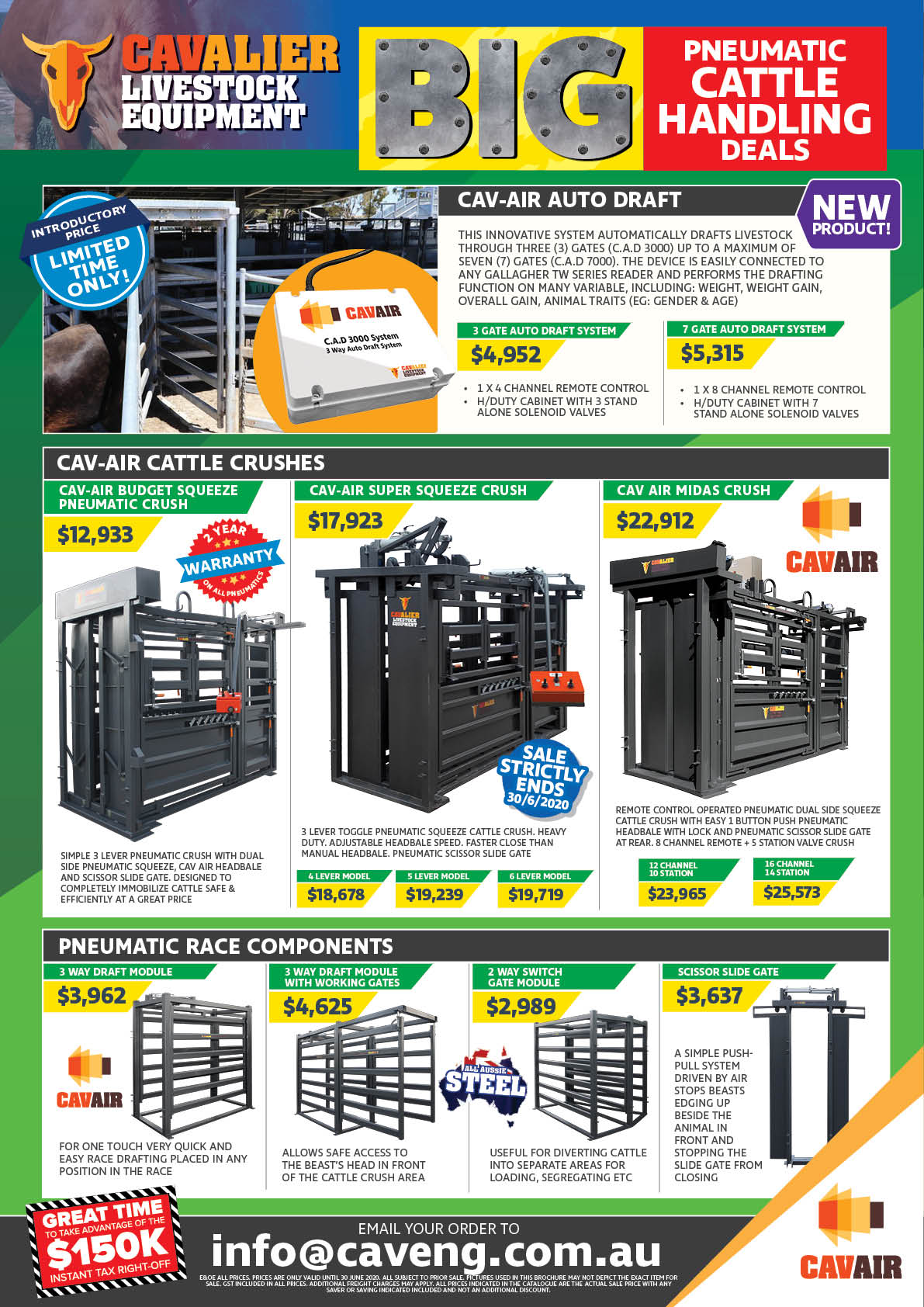 Livestock Equipment Specials For Sale - Cavalier Livestock Equipment ...