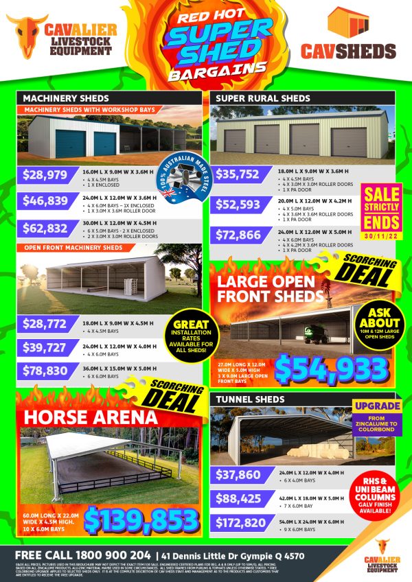 Livestock Equipment Specials For Sale - Cavalier Livestock Equipment ...