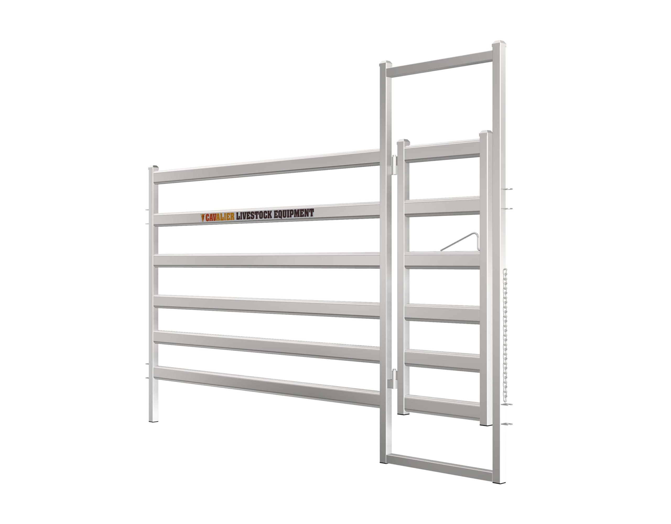 2.1m Premier Rail Manway Gate Panel - Cavalier Livestock Equipment